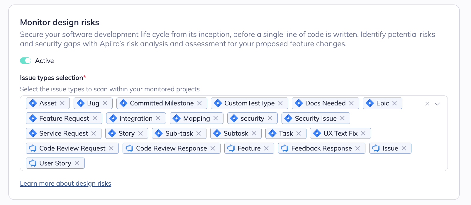 Risk Detection at Design Phase | Apiiro
