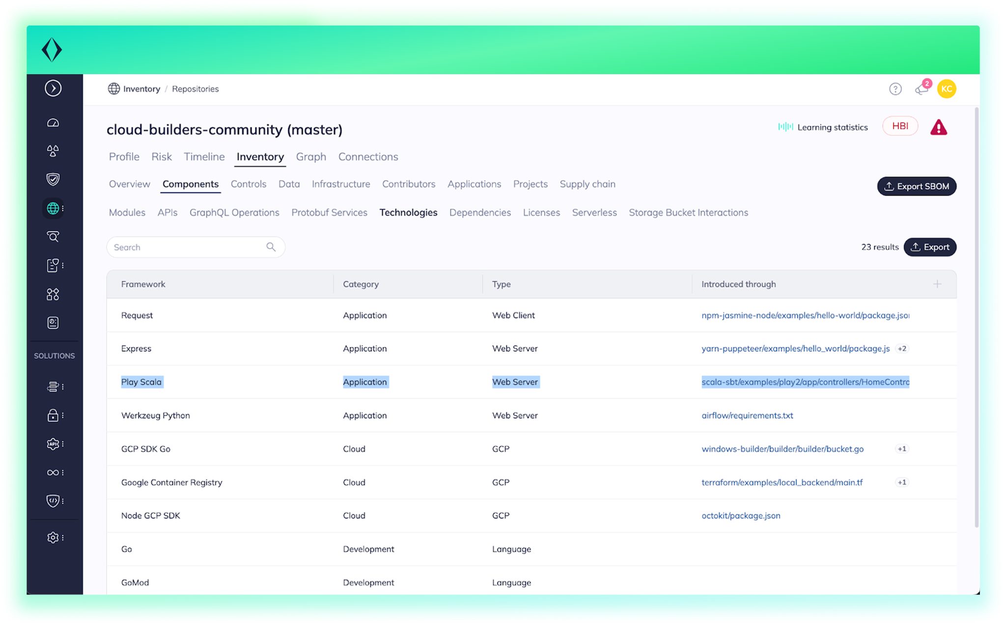 Introducing Tech Inventory | Apiiro