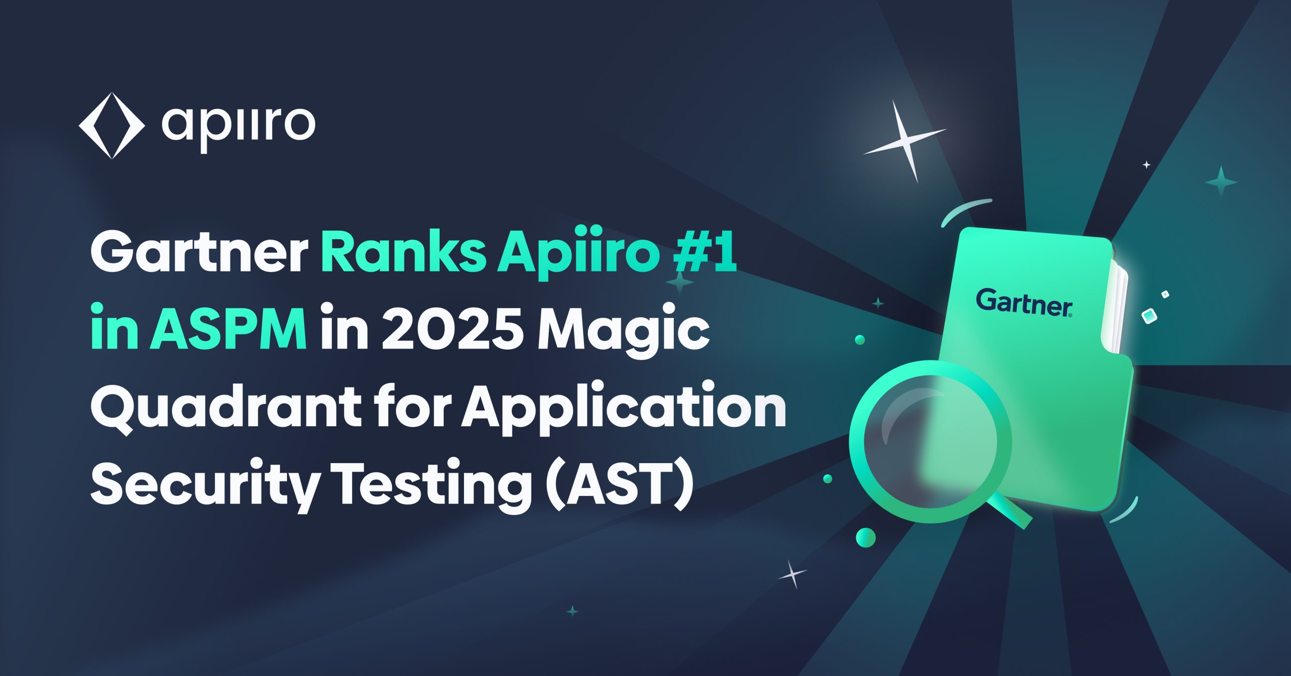 Gartner Ranks Apiiro #1 in ASPM in 2025 Magic Quadrant for Application ...